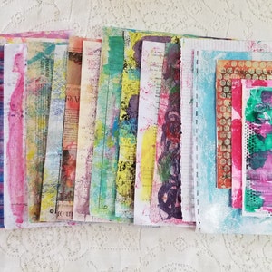1 Yard Trashy Paper Ruffle Rolls Mixed Media Paper Rolls - Etsy