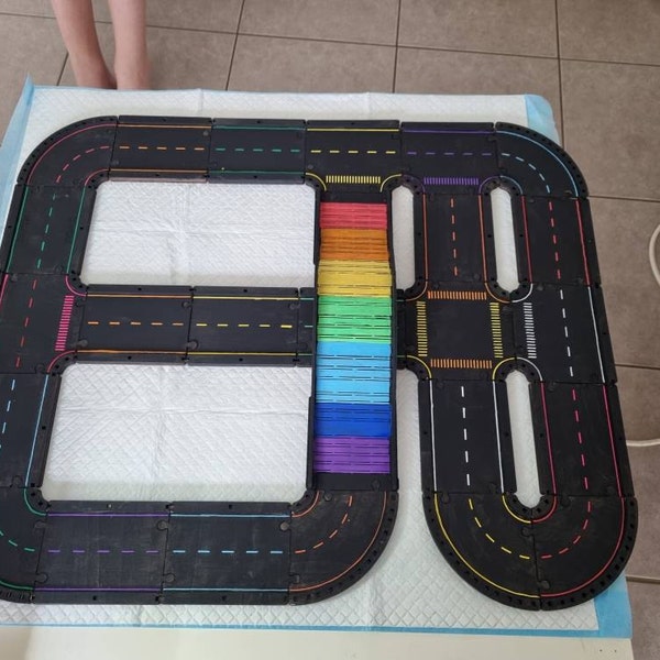 Wooden Auto Track System Vector File for Laser Cutting – 3mm and 4mm ...