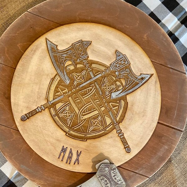 Viking Shield Axes Celtic Art Logo Tattoo .svg .eps .png Vector Artwork ...