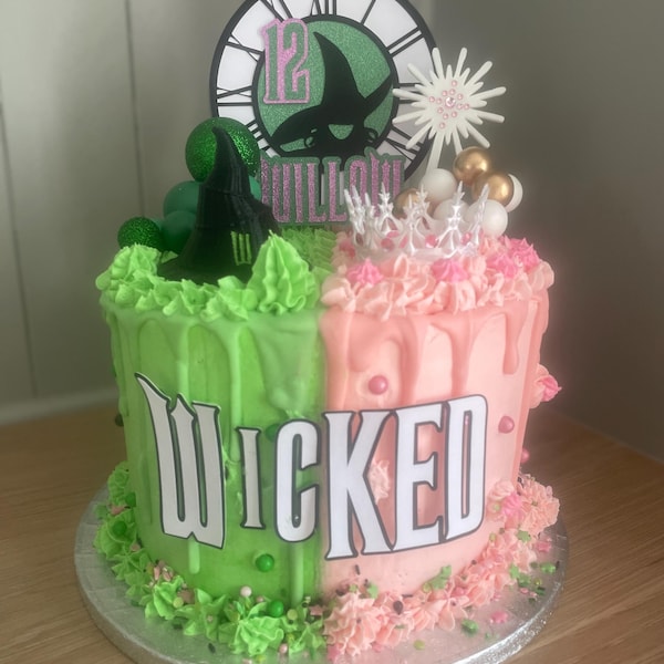 Wicked Cupcake Sprinkles Mix. Pink Green Black Birthday Cake ...