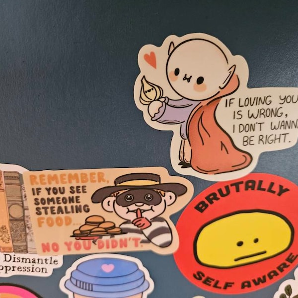 Finn and Jake - Cute Set Adventure Time Vinyl Laminate Sticker - Etsy