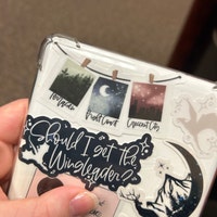 Maasiverse Wanderlust Waterproof Sticker Night Court ACOTAR Crescent ...