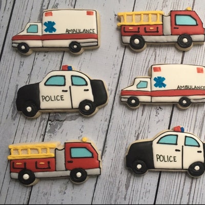 Police Sheriff Highway Patrol Car Cookie Cutter and Fondant Cutter and ...