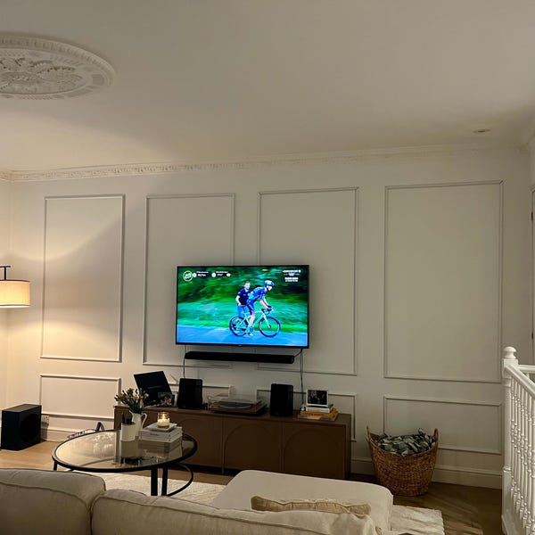 DIY Wall Moulding Design, Self Adhering Wall Moulding, Picture Frame ...