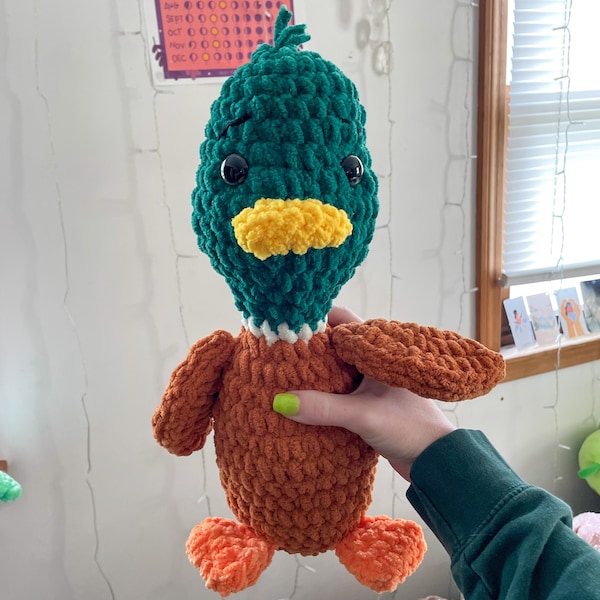 Margo Mallard Duck CROCHET PATTERN, Amigurumi Crochet Pattern, PDF ...