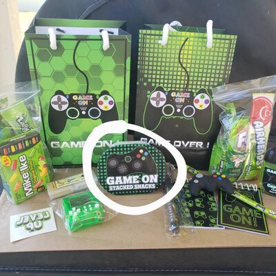 Gamer Stacked Snacks Gamer Birthday Gamer Party Gamer - Etsy