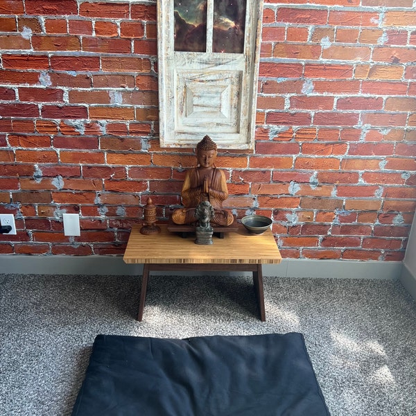 Table Top Altar Beautifully Made Out of Solid Maple and Walnut. 2 Tier ...