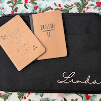 Bridesmaid Gift, Personalised Bridesmaid Pouch, Monogrammed Bridal ...