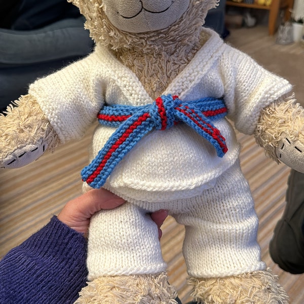 KNITTING PATTERN Instant Download PDF Boy Bear School Uniform Fits ...