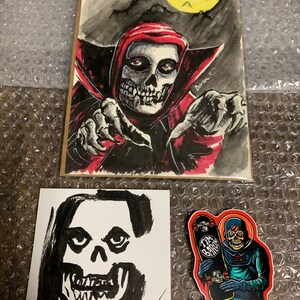 Tim Baron 80s Retro Monster Halloween Sticker Set - Etsy