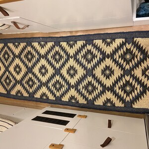 Handwoven Wool Jute Kilim Runner, Hallway Runner, Vintage Kilim Rug ...