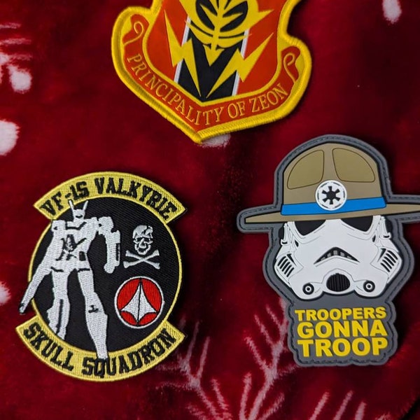 Gundam Inspired, Principality of Zeon, Military Morale Patch - Etsy