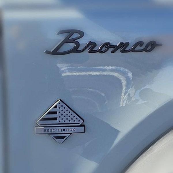 Custom Text Fender Replacement Emblem Pair - Fits Bronco Badlands - Etsy