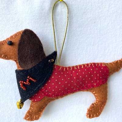 Poodle Felt Ornament Sewing Pattern Felt Dog PDF Pattern - Etsy