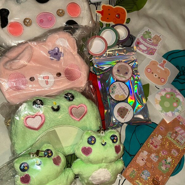 The Froggy Plush Keychain-plush Keychain-frog Plush-froggy Plush ...