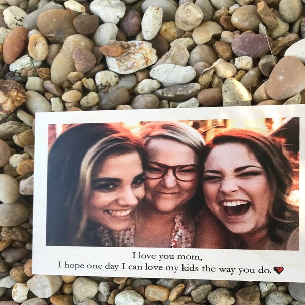 Personalized Picture Frame, Photo on Wood, Picture Frames Quotes ...