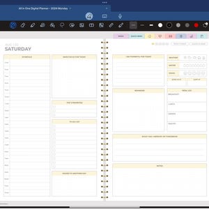 Goodnotes Template, Monthly Habit Tracker, Daily Habit Planner, iPad ...