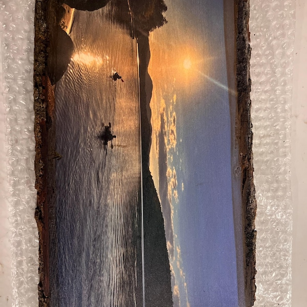 Your Handwritten Letter Personalized Message Custom Engraved Wood Plank ...