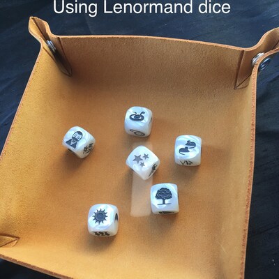 Scroll of Rolling, DND Dice Rolling Tray, Leather Rolling Mat With ...