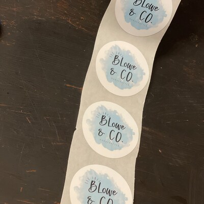 CUSTOM Stickers Roll, Custom Logo Stickers, Custom Label Roll ...