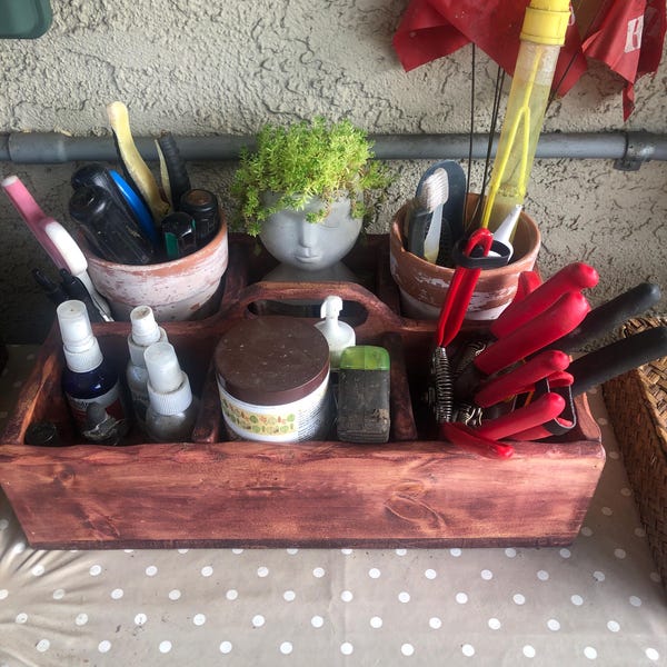 Flat Wooden Caddy /handmade Tray / Rustic Serving Tray / Modern Rustic ...