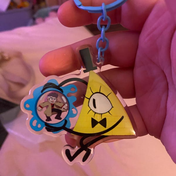 Bill Cipher and Ford 3D Keychain - Etsy UK