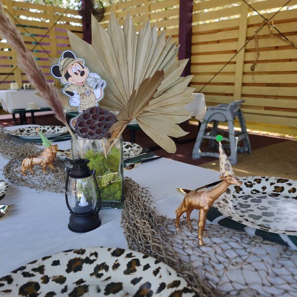 Safari Centerpiece Safari Decoration Safari Party Decoration Baby ...
