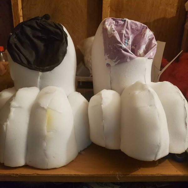 DIGITAL Digitigrade Fursuit Feet Paws Pattern for Fursuits - PDF ...