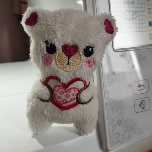 ITH Monkey Stuffie Softie Pattern, Cute Plushie Sewing Pattern up to 5 ...