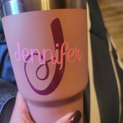 Yeti Decal for Women With Name 5LN1Y - Etsy