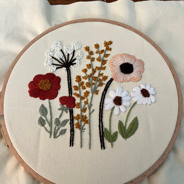 Beginner Embroidery Kit, Easy Embroidery Kit for Beginner, Cross Stitch ...