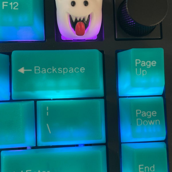 Halloween Ghost Cute Resin Keyboard Keycaps Cherry Mx Artisan 3D ...