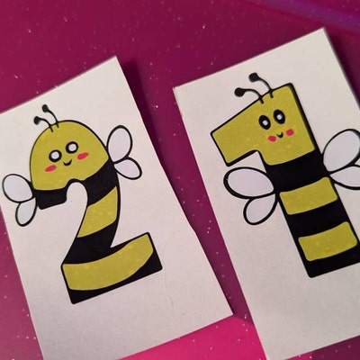 Numbers for Kids Birthday Bundle 0-9 Animal Bee Numbers for Cricut ...