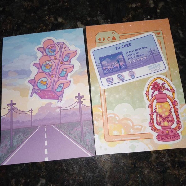 ID Card Aesthetic Vinyl Sticker | Waterproof, Waterbottle, Kawaii ...