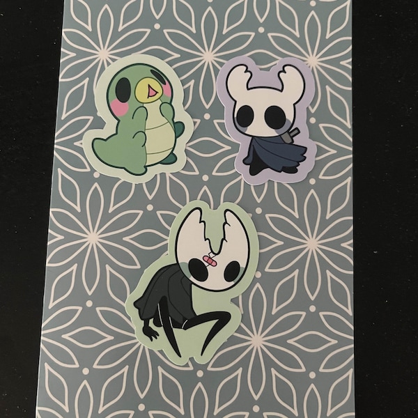 Hollow Knight Inspired Vinyl Stickers | Little Hallownest - Etsy