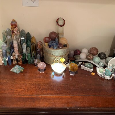 Custom Two Tiered Crystal Tower Stand - Etsy