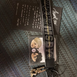 MSBY Hypebeast Jacquard Wrist Lanyard Keychain Strap - Etsy