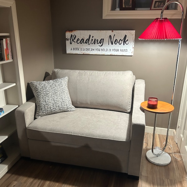 Reading Corner Sign, Kid Room Decor, Library Decor, Book Lover Sign ...