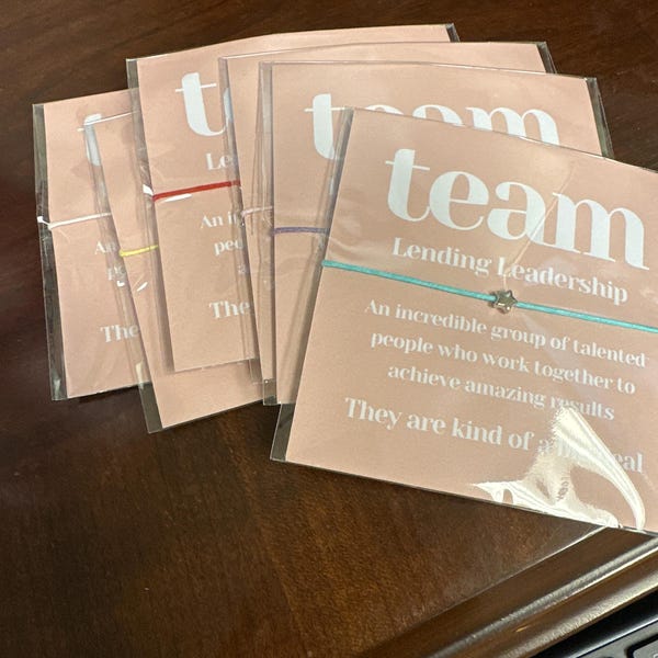 Custom Team Appreciation & Thank You Gift – Wish Bracelets for Staff ...