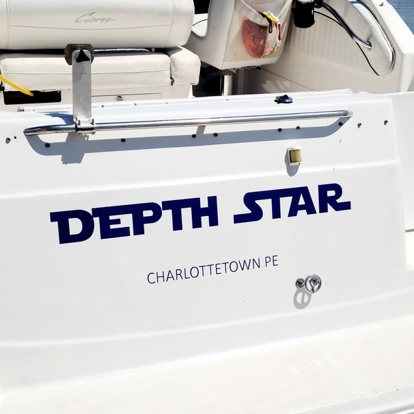 Custom Boat Name Decal | Boat Name Personalized Decals | Marine ...