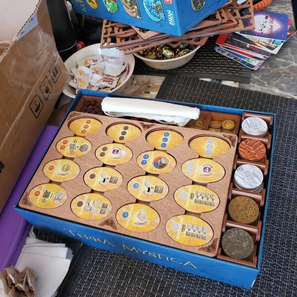 Wooden Frosthaven Monster Stands With a Storage Box by Smonex ...