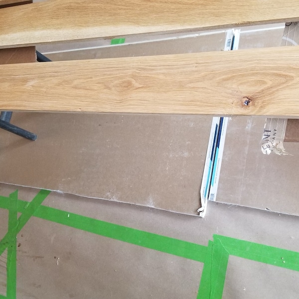 Unfinished White Oak Baseboard Moulding 3/4 in X 4-7/8 in X 7ft | Solid ...