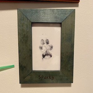 Custom Green Photo Frame Handmade Wood Picture Frame Moss - Etsy