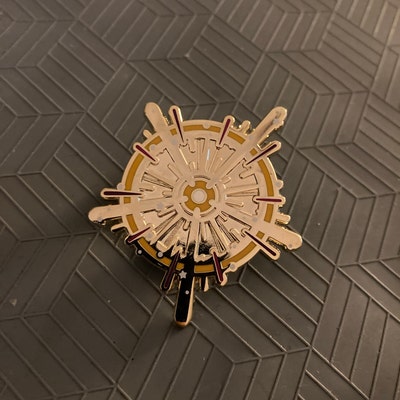 Gold Firework Enamel Pin Lapel Pin - Etsy