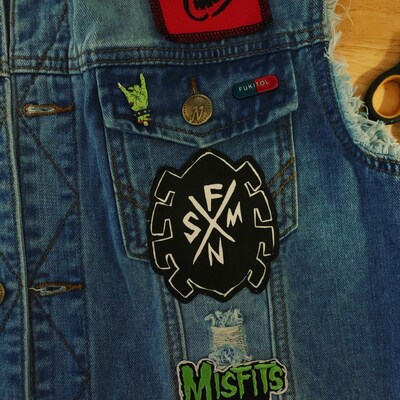 Cosplay Costume Spider-verse Spider Punk SPIDER-PUNK Back Patch & 2 ...