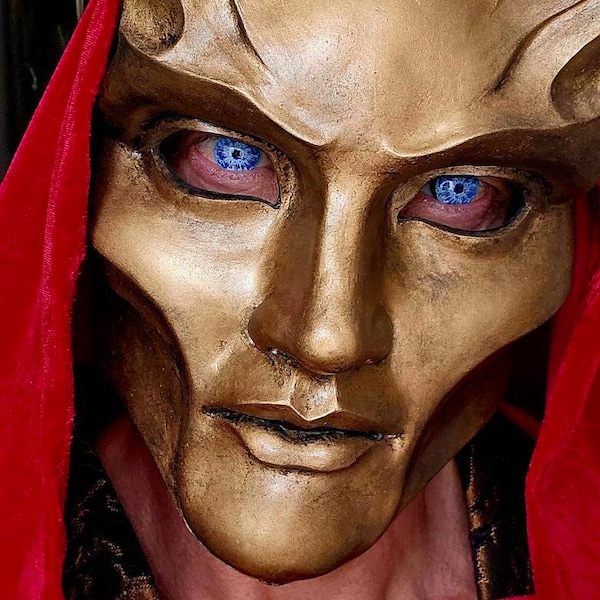 Fantasy Alchemist Mask, Old Man Mask - Etsy