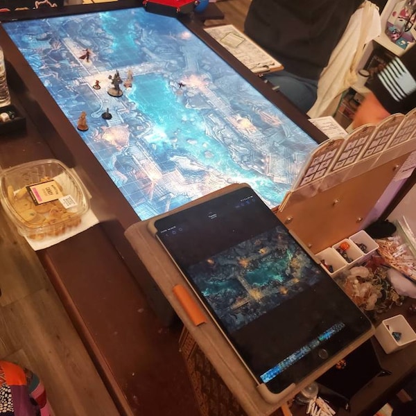 43" Digital Map Case Display for Tabletop Gaming D&D, Dnd, Role Playing ...