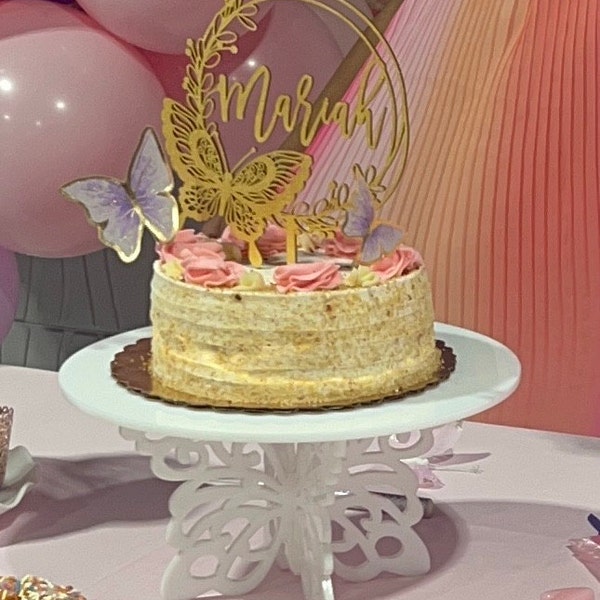 Butterfly Cake Stand | Perfect for Wedding Decorations, Birthday Party ...