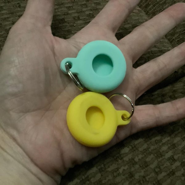 Personalized Silicone AirTag Pet Tag: Engraved Dog Cat Collar ID - Etsy