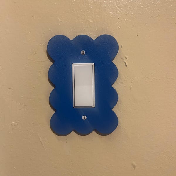 Chunky Light Switch Cover - Multiple Colors! - Etsy